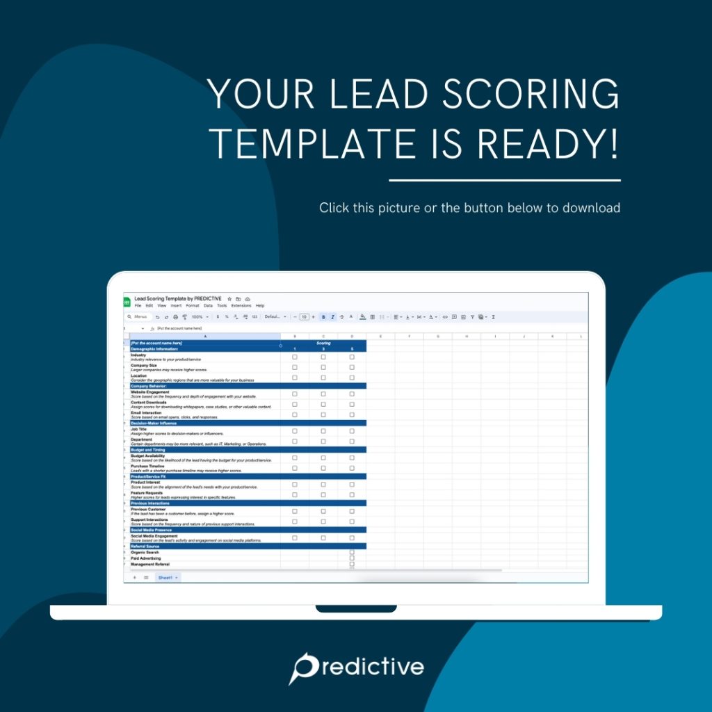 Lead Scoring Thank You – EN - Predictive, Digital Analytics, UX ...